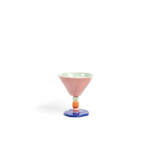 Pink Enchanted Martini Glass by Laura Rubio Bañon for sale at Pamono