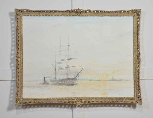 Peter Knox, Boat, Watercolour, Framed for sale at Pamono