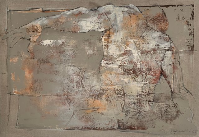 Michal Bajsarowicz, Nu, 2025, Acrylique sur Toile en vente sur Pamono