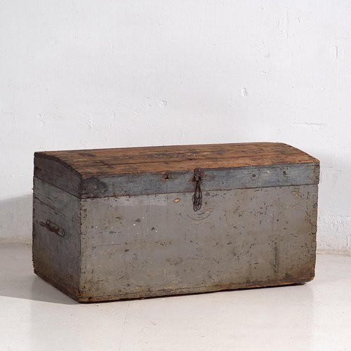 Antique Silver Colour Chest, 1920s for sale at Pamono