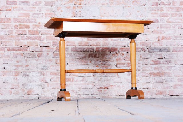 Biedermeier Schreibtisch aus Fichte & Ahorn Furnier, Österreich, 1830er ...