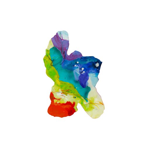 Splatter Abstract Platter #7 Large by Mister Piro for sale at Pamono