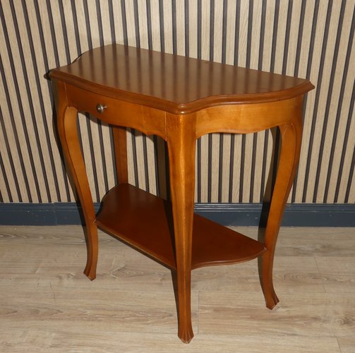 Table Console Demi-Ronde avec Tiroir, 1960s en vente sur Pamono