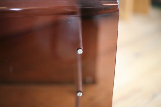 Vintage Coffee Table in Smoked Acrylic Glass, 1970s for sale at Pamono