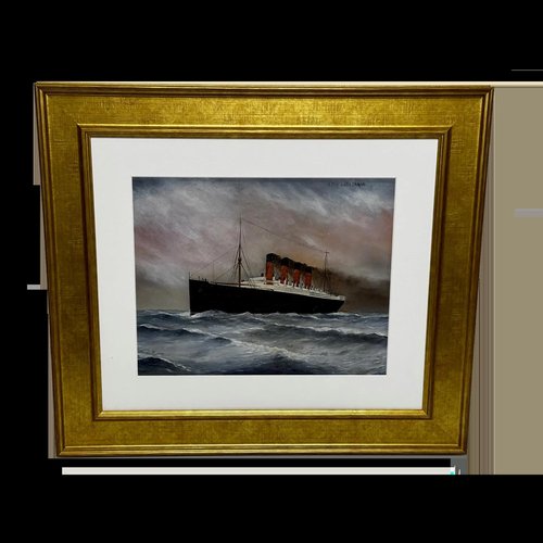 RMS Lusitania Cunard Line Captain William Turner Before Being Sunk ...