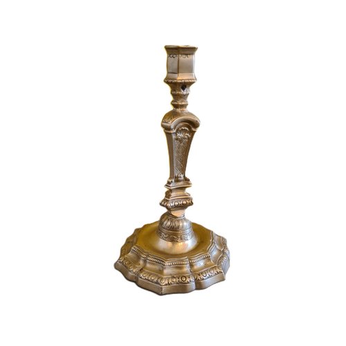 French Louis IV Bronze Candlestick, Early 18th Century for sale at Pamono
