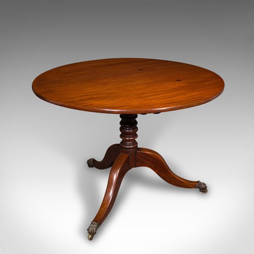 English Regency Tilt Top Supper Table, 1820s for sale at Pamono