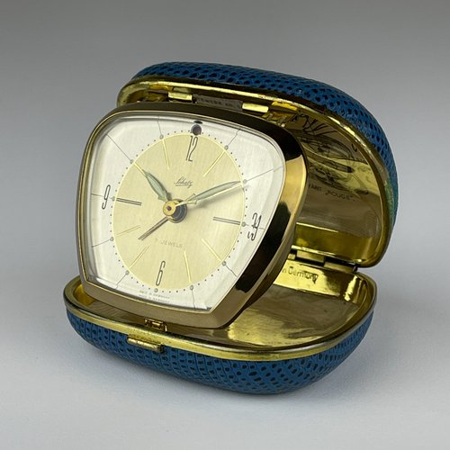 Vintage Travel Alarm Clock by Schatz, Germany, 1970s for sale at Pamono