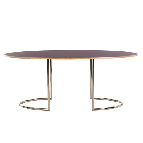Tubular Steel Dining Table by Artur Drozd for sale at Pamono