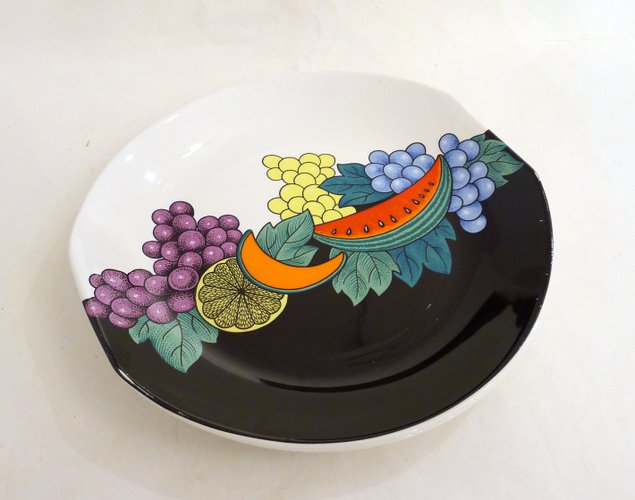 Fuente Tutti Frutti grande de loza italiana, 1980 en venta en Pamono
