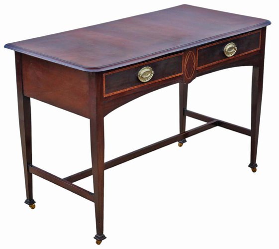Antique Inlaid Mahogany Writing Desk or Dressing Table, 1900s for sale ...