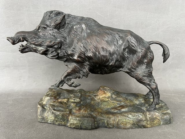Bronze Sculpture by Wilhelm Zwick, 1890s for sale at Pamono