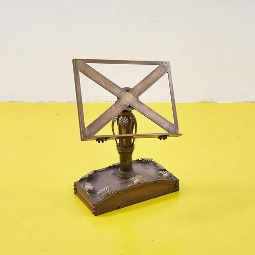 Vintage Metal Lectern in Bronze Casting for sale at Pamono