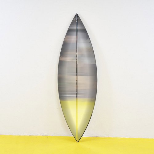 Wall Mounted Surfboard Mirror for sale at Pamono