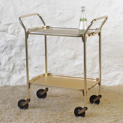 Mid-Century Woodmet Serving Cart, England, 1960s for sale at Pamono