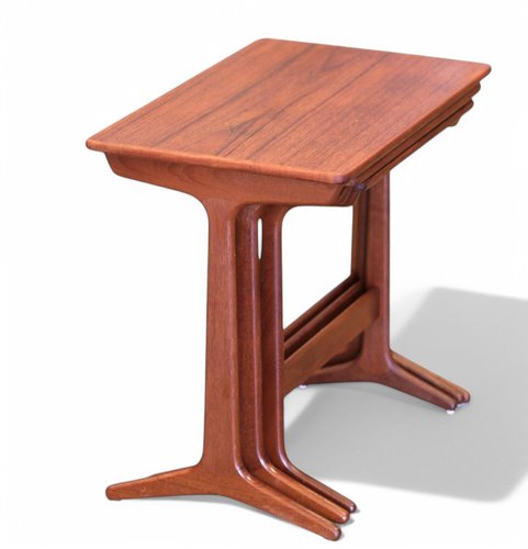 Nesting Tables by Erling Torvits for Heltborg Mobler, 1960, Set of 3 ...
