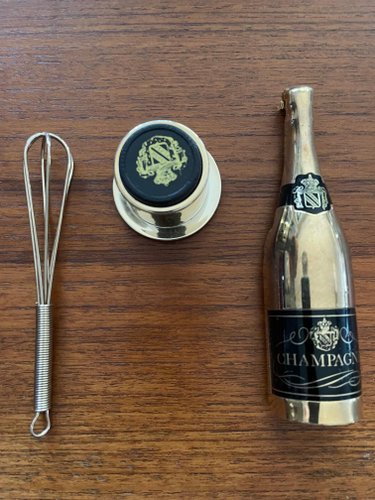 Champagne Accessories, Set of 3 for sale at Pamono