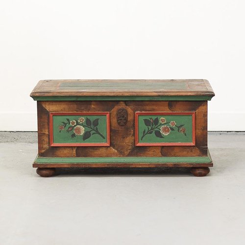 Painted Bridal Chest for sale at Pamono