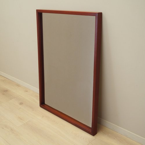 Danish Graphite Mirror, 1970s for sale at Pamono