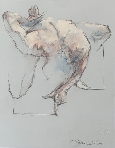 Michal Bajsarowicz, Nude, 2024, Drawing on Paper for sale at Pamono