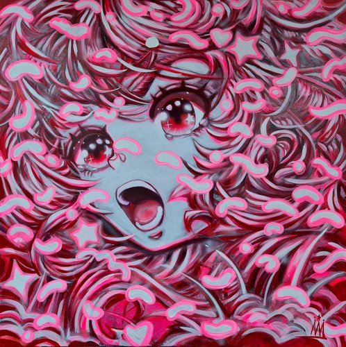 Shin Seung-Hun, Chun-Jas Multiverse Story Face 3, 2025, Acrylic on ...