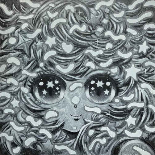 Shin Seung-Hun, Chunjas Multiverse Story Face 6, 2025, Acrylic on ...