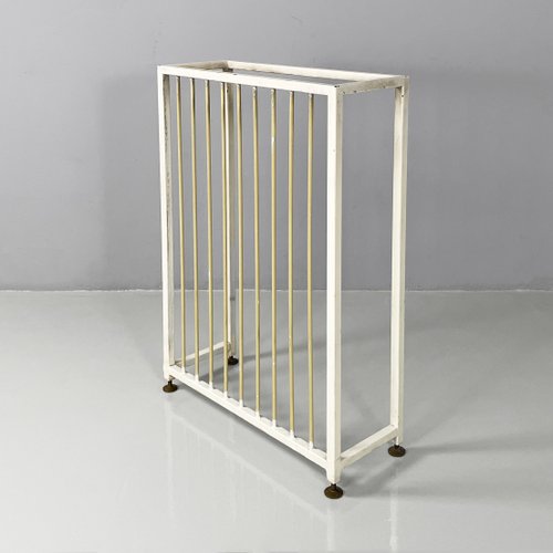 Italian Mid-Century Modern Beige and White Metal Radiator Cover, 1950s ...