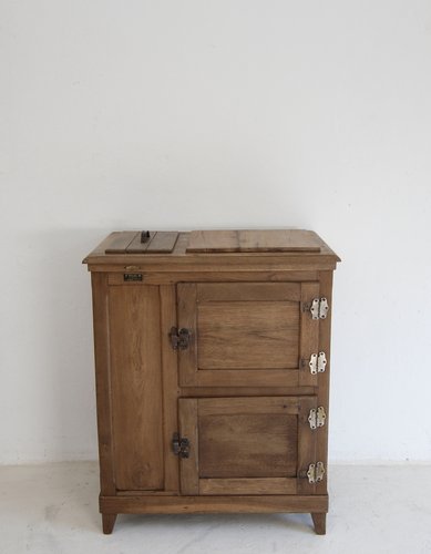 Antique French Ice Box, 1890s for sale at Pamono