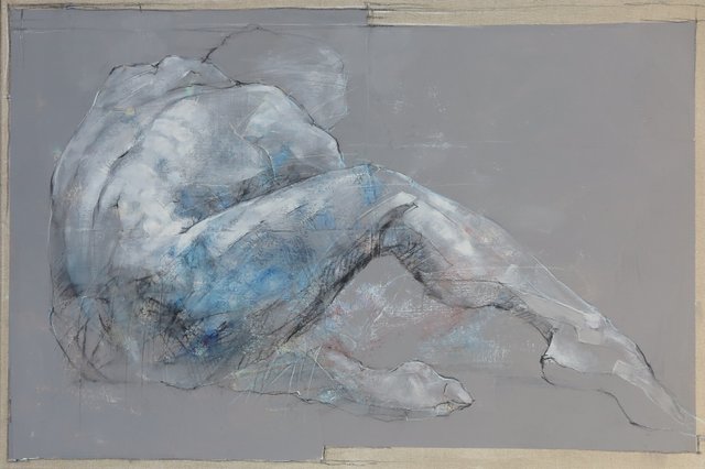 Michal Bajsarowicz, Desnudo, 2025, Acrílico sobre lienzo en venta en Pamono