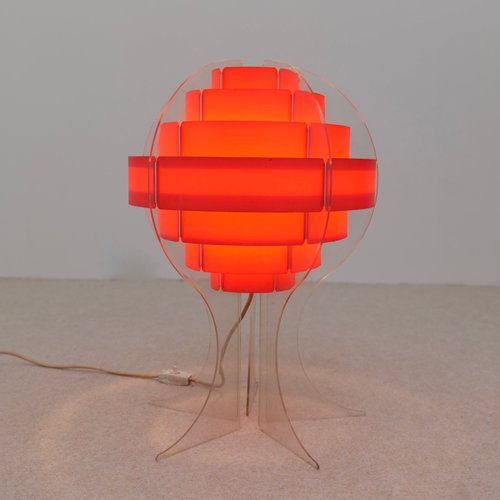 Vintage Space Age Lamp by Preben Jacobsen & Flemming Brylle for Quality ...