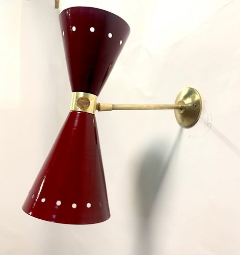 Diablo Model Wall Light from Stilnovo, 1950s for sale at Pamono