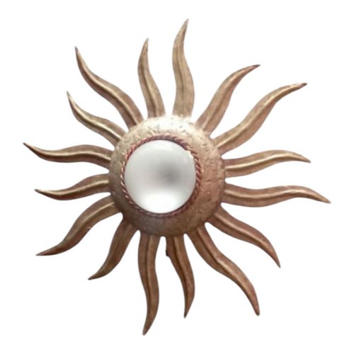 Vintage Sun Shaped Wall Sconce for sale at Pamono