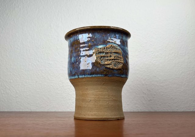 Mid-Century Modern Danish Studio Pottery Vase from Linder Stentøj ...