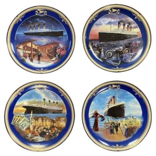 Vintage Collectable Titanic Plates from Bradford Exchange, Set of 4 for ...