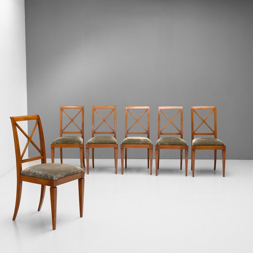 Dining Chairs, 1920s, Set of 6 for sale at Pamono