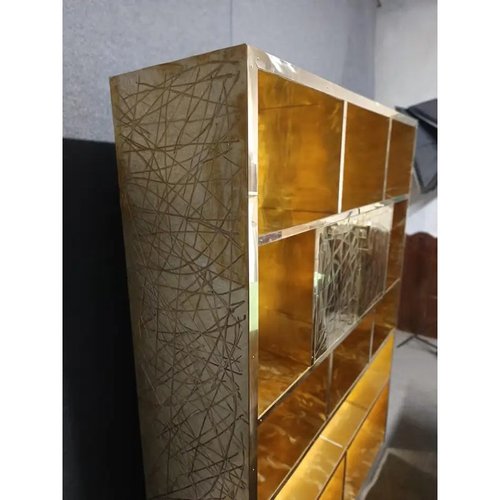 Küchenbar aus Messing von JustFurnituress Designer bei Pamono kaufen