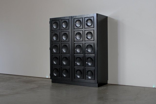 Schwarzer Schrank von Frans Defour, 1970er bei Pamono kaufen