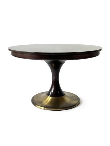 Table de Salle à Manger à Rallonge avec Plateau en Bois et Base Tulipe ...