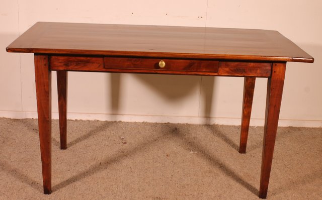 Small Cherry Wood Farm Table for sale at Pamono