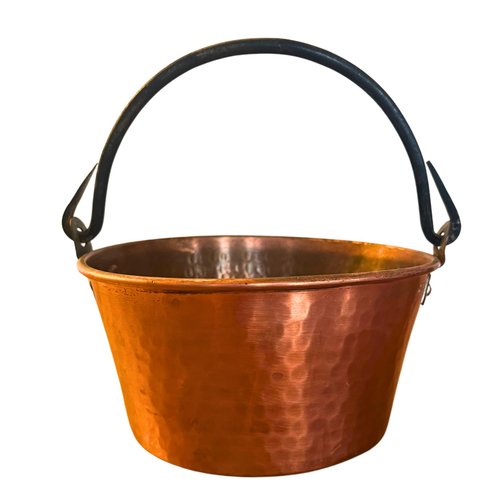 19th Century French Hand-Hammered Copper Cauldron Pot, Circa 1880 for ...
