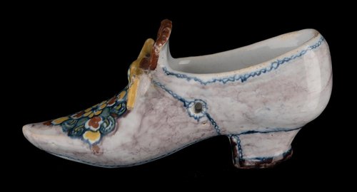 Dutch Delft Mule With Flowers in Purple and Blue Amsterdam, 1740-1760 ...