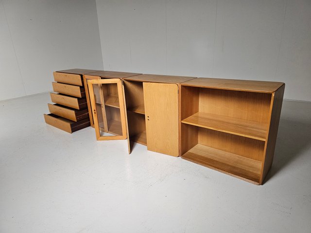 Modular Samara Storage Wall Unit by Derk Jan De Vries for Maisa, 1970s ...