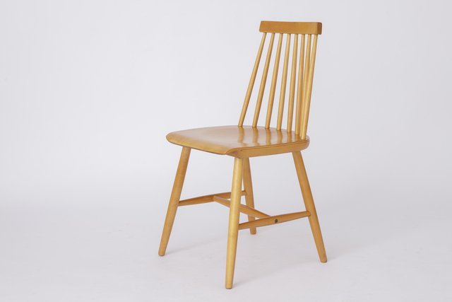 Vintage Scandinavian Swedish Beechwood Pinocchio Dining Chair by Yngve ...