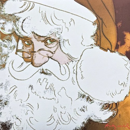 After Andy Warhol, Santa Claus, 1980s, Print for sale at Pamono