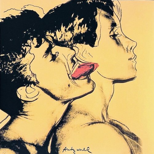 After Andy Warhol, Querelle Yellow, 1980s, Print for sale at Pamono
