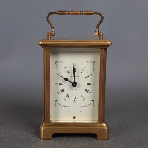 Brass Mechanical Carriage Clock from Bayard Paris, Duverdrey & Bloquel ...