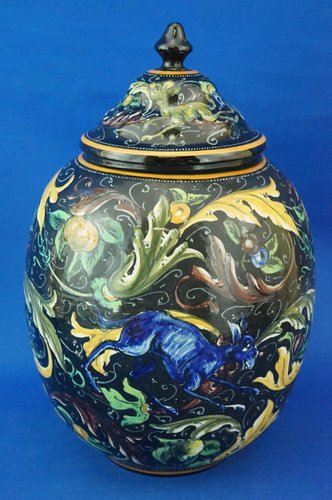 Vintage Neo-Renaissance Ceramic Potiche Vase by the MAP factory ...