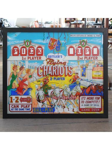 Flying Chariots Pinball Panel from D. Gottliebs & Co., 1963 for sale at ...