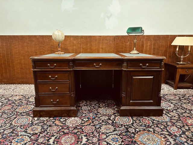 English Desk with Backboard for sale at Pamono