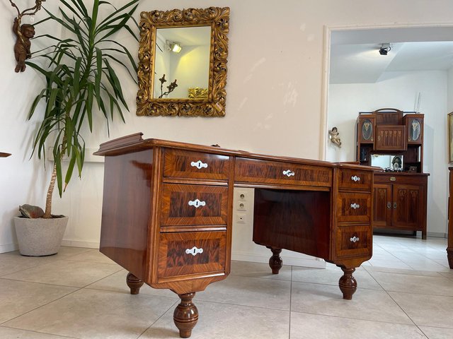 Wilhelminian Style Desk Secretary Writing Furniture Walnut G1677 for ...